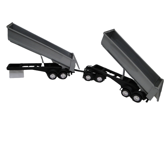 CARRETA BITREM P/ WELLY 9 EIXOS COM DOLLY CINZA | Shopee Brasil