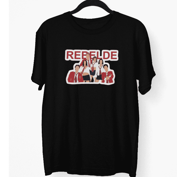 Camiseta Novela Rebelde RBD Malha Fria Tipo Uniforme | Shopee Brasil