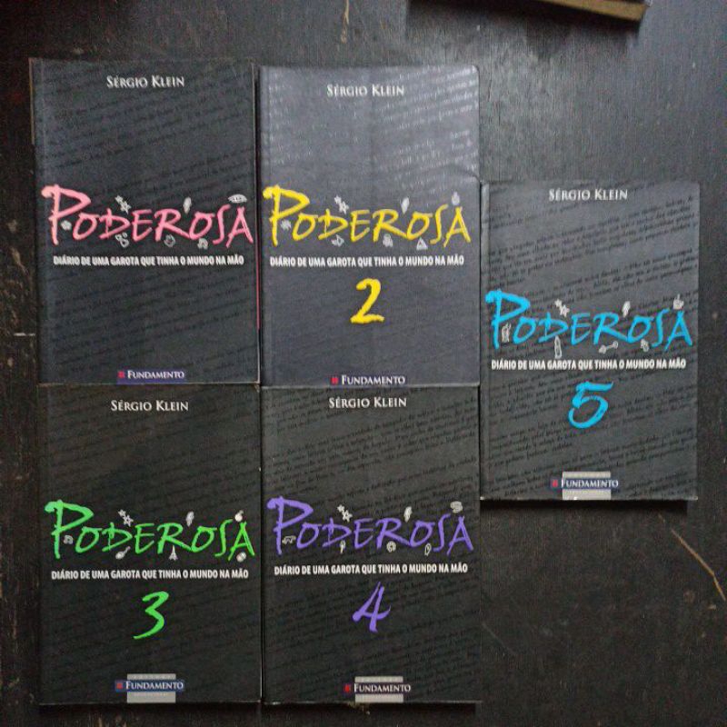 PODEROSA - Diário de uma garota que tinha o mundo na mão - 5 volumes ...