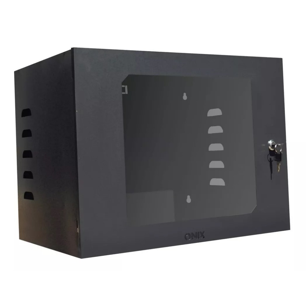Mini Rack 19 polegada 8U 350mm Porta Acrílica com Fechadura Max Eletron | Shopee Brasil