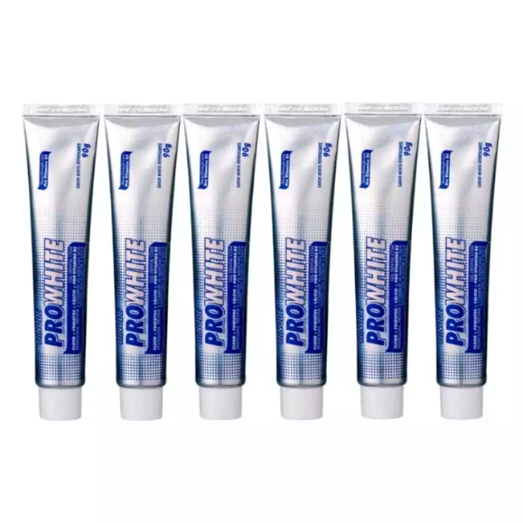 Kit 6 Gel Dental Clareador Pro White 90 G | Shopee Brasil