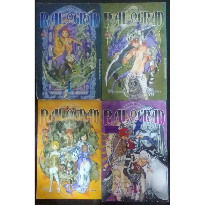 Mangá Blue Dragon Ral Grad Completo 4 Volumes | Shopee Brasil