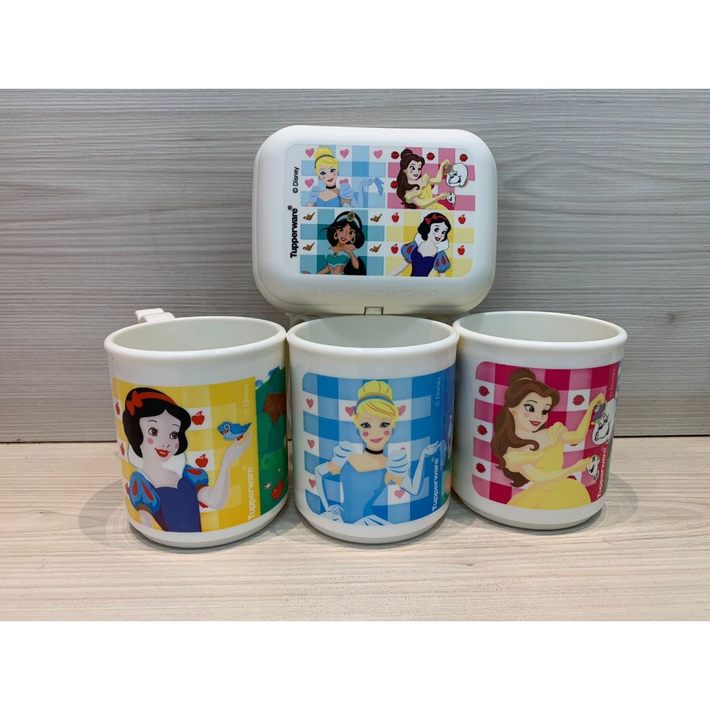 TUPPERWARE CANECA JUMBO PRINCESAS 250ML - TUPPER SNACK PEQUENO ...