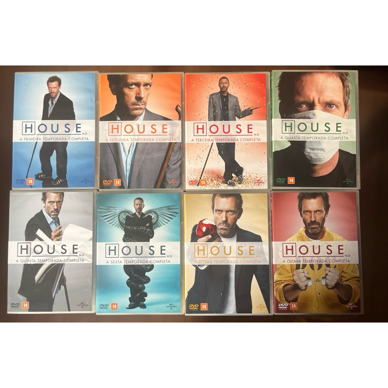Coleção DVD House - Completa - 8 temporadas | Shopee Brasil