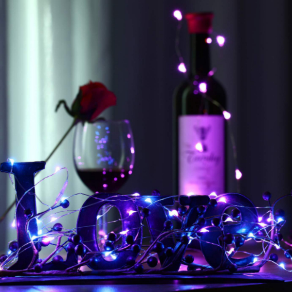 10 Luzes De Fada Luzes De LED 3metros Luzes De Fio Cobre Para Festa De ...