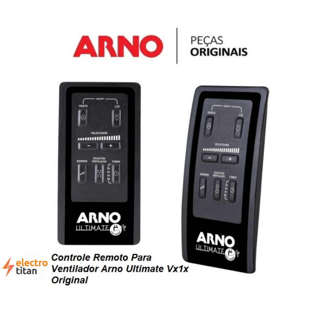 Controle Remoto Para Ventilador Arno Ultimate Vx10 Original de Fabrica | Shopee Brasil