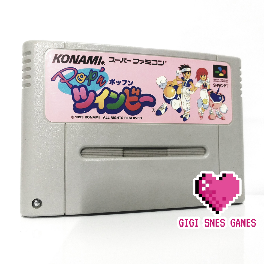 Jogo ORIGINAL Pop'n Twinbee para Super Nintendo ( SNES / SFC ) | Shopee ...