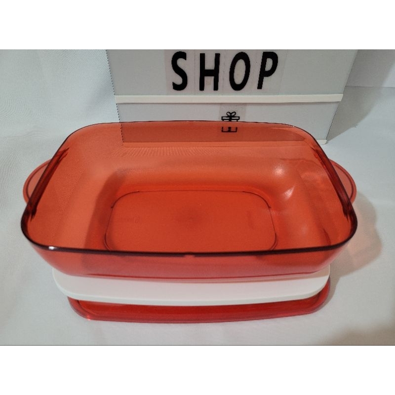 Tupperware Tigela Microplus Retangular 1.7 Litros Cores Variadas ...