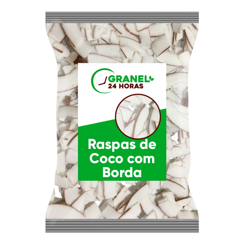 Raspas de Coco com borda Original 1 Kg | Shopee Brasil