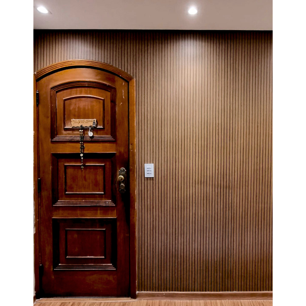 Adesivo Papel de Parede Revestimento Ripas de Madeira Feijó 3m | Shopee ...