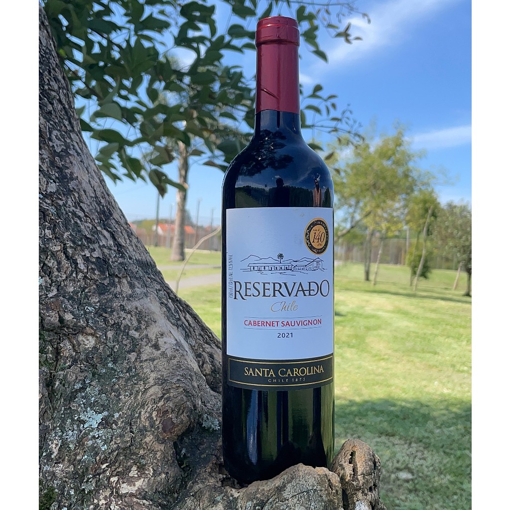 Vinho Tinto Reservado Santa Carolina Cabernet Sauvignon 750 mL | Shopee ...