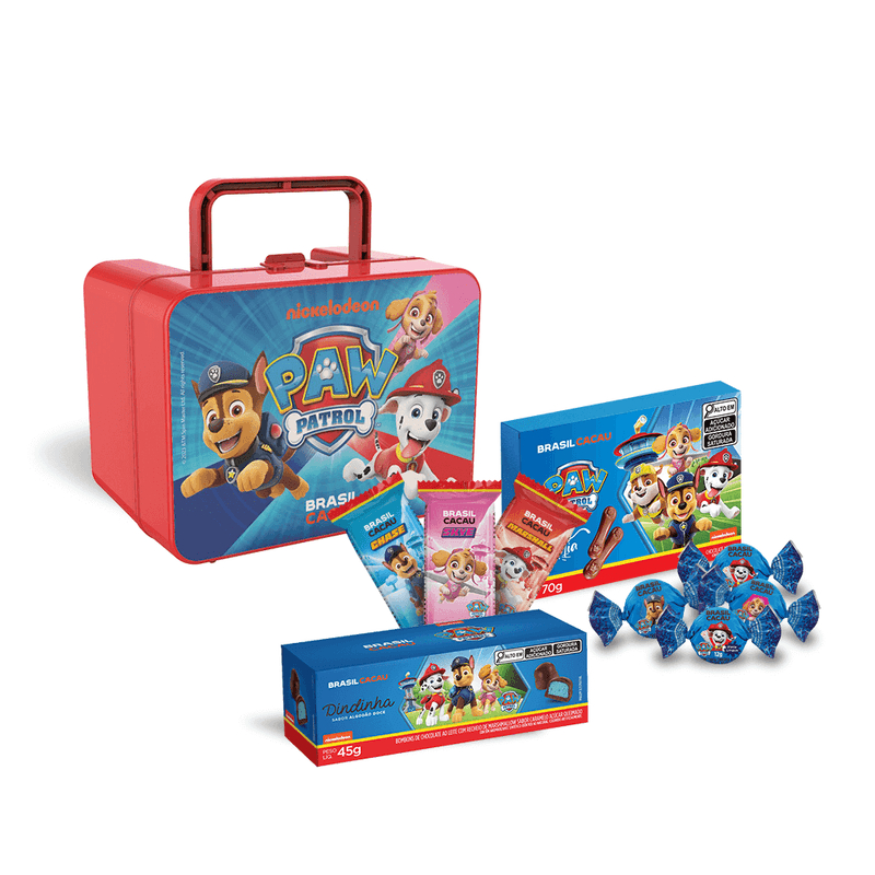 Kit Maleta Patrulha Canina Brasil Cacau | Shopee Brasil