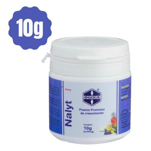 Nalyt Baby 10g Amgercal Premix Vitamina Para Filhotes De Pássaros ...