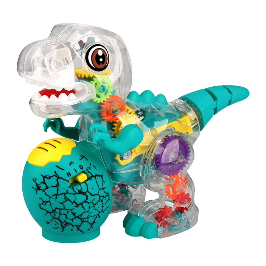Dinossauro Dino Glow Automático Com Detector De Obstáculo Som Led Envio ...