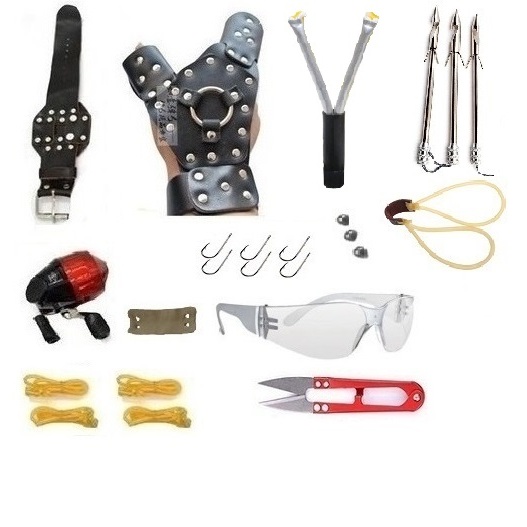 Kit Pesca Estilingue Bodoque Carretilha Spincast Completo Molinete ...