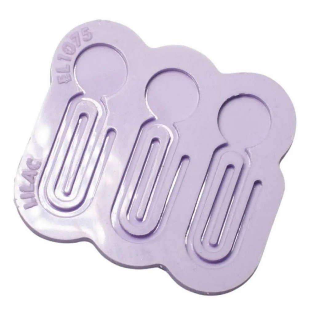 Molde de Silicone para Resina Clips Circulo - 3 cavidades (4,7 cm ...