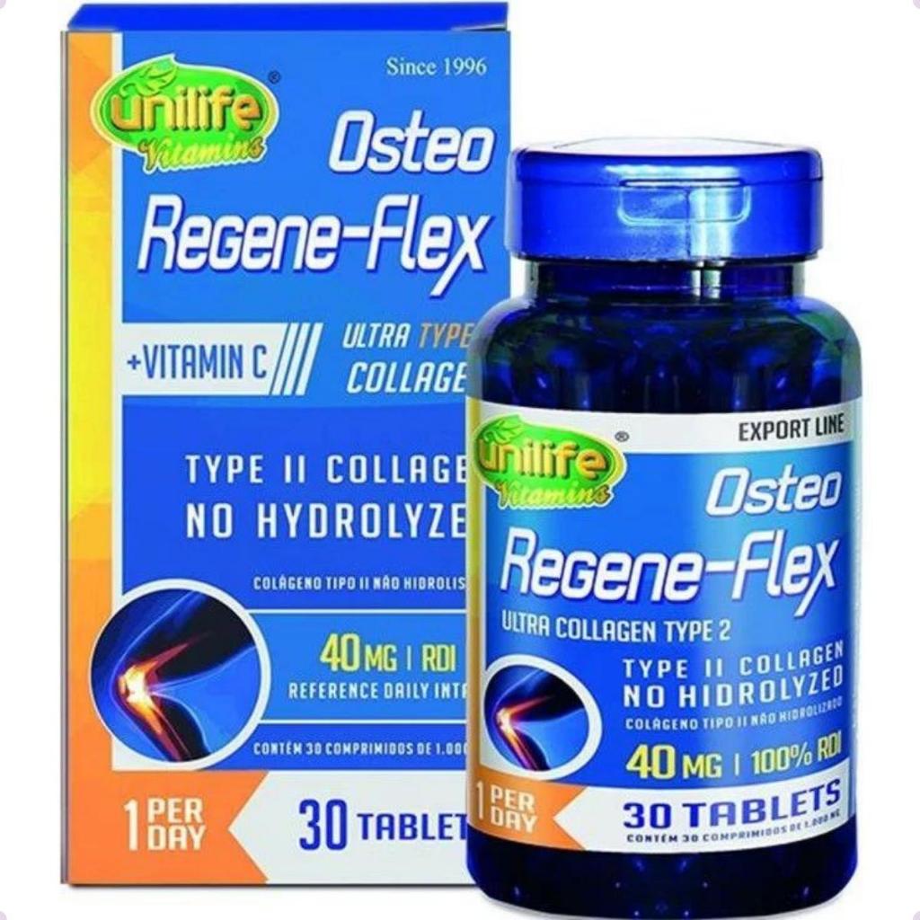 Osteo Regene-flex Colágeno + Vitamina C 30 Comp - Unilife | Shopee Brasil