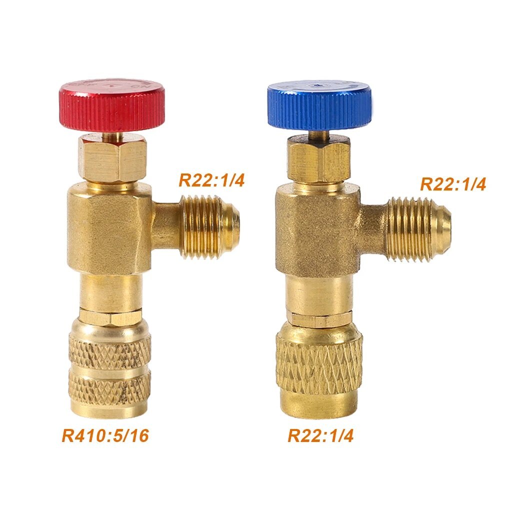 Kit Válvula Acionadora Schrader Controle Fluxo Sistema Gás R22 R410 R32 ...