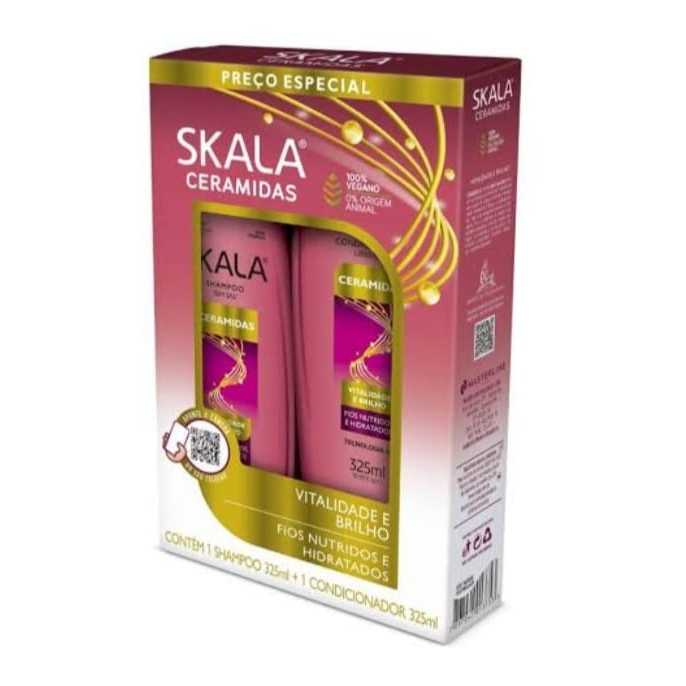 Kit Skala Ceramidas (Shampoo 325ml + Condicionador 325ml) | Shopee Brasil