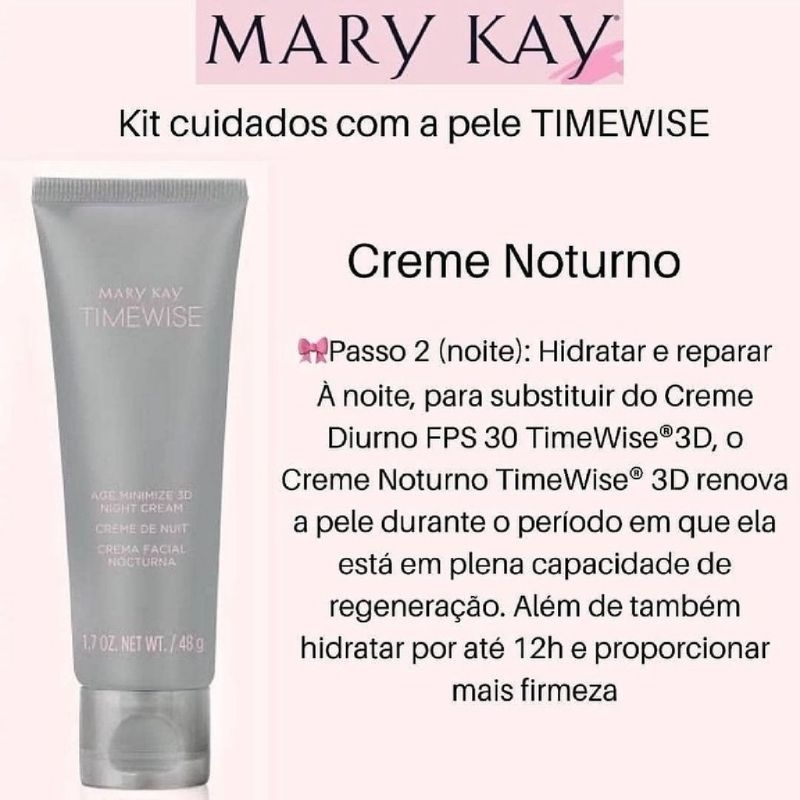 Creme Noturno TimeWise 3D | Shopee Brasil