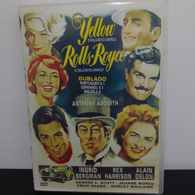 Dvd O Rolls-Royce Amarelo-Dublado-Semi-novo | Shopee Brasil