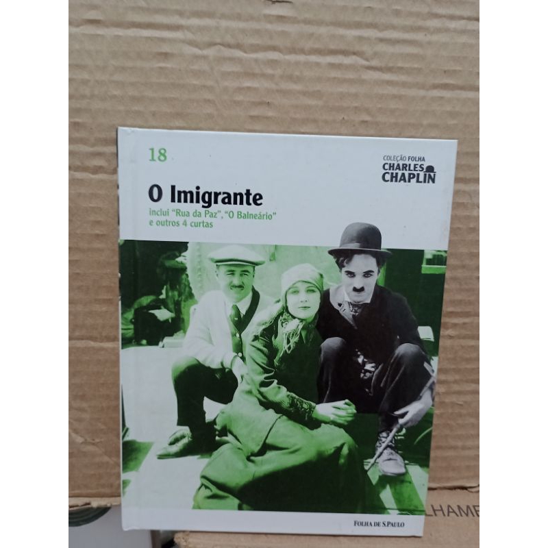 DVD O IMIGRANTE- COLEÇÃO FOLHA CHARLES CHAPLIN (ORIGINAL) | Shopee Brasil