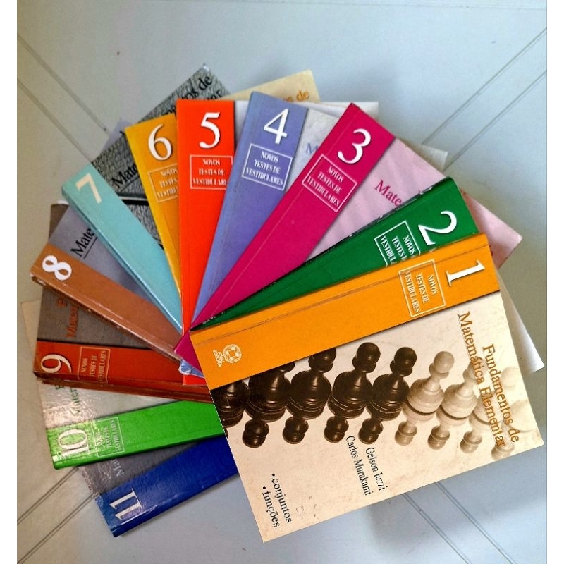 Coleção completa Fundamentos da Matematica Elementar | Shopee Brasil