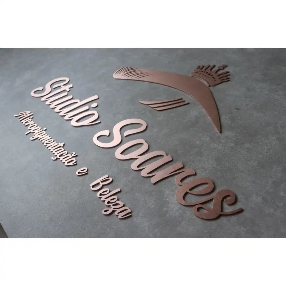 Logotipo Personalizado em MDF Logotipo/Letreiro em Mdf 3MM ...