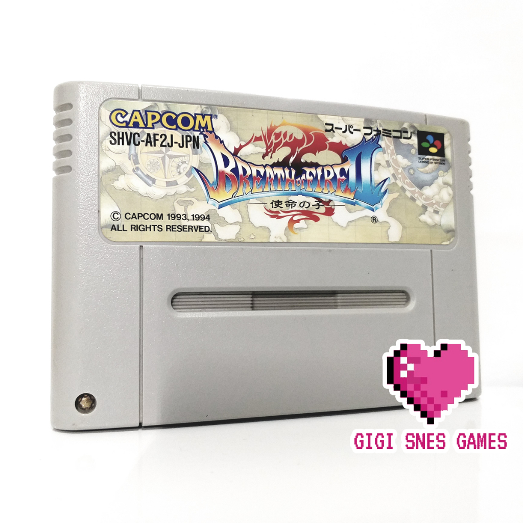 Jogo ORIGINAL Breath of Fire 2 para Super Nintendo ( SNES / SFC ...