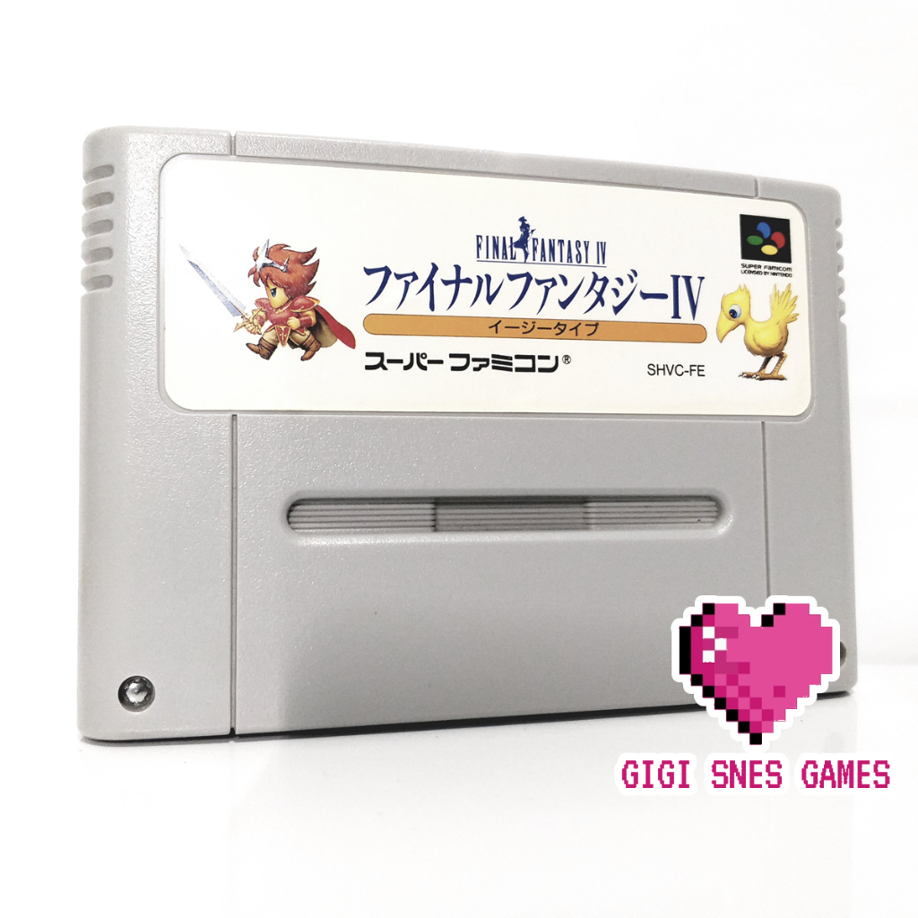 Jogo ORIGINAL Final Fantasy IV Easy Type para Super Nintendo ( SNES ...
