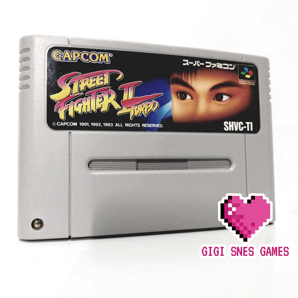 Jogo ORIGINAL Street Fighter 2 Turbo para Super Nintendo ( SNES / SFC ) | Shopee Brasil