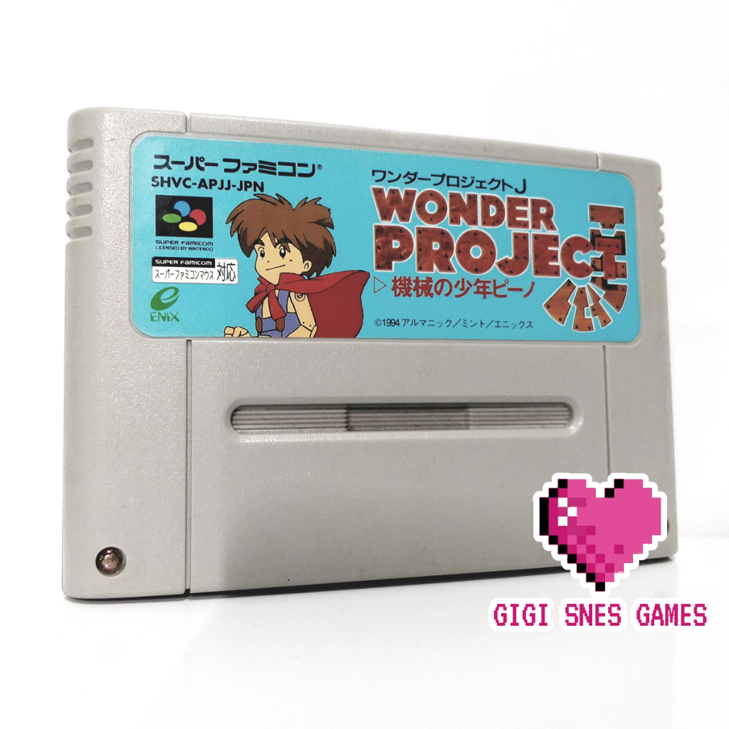 Jogo ORIGINAL Wonder Project J para Super Nintendo ( SNES / SFC ...