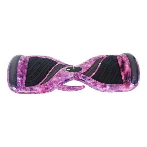 Hoverboard Overboard Skate Elétrico 6,5' Polegadas com Luz LED e Bluetooth Galaxy/Rosa Chiclete ...