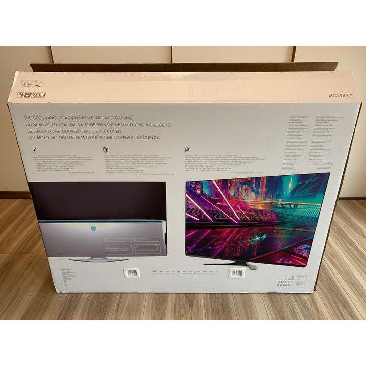 Monitor de jogos Alienware 55" OLED 4K 120 Hz - AW5520QF | Shopee Brasil