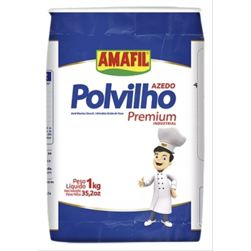 Polvilho Amafil Azedo Mandioca-Premium 1kg | Shopee Brasil
