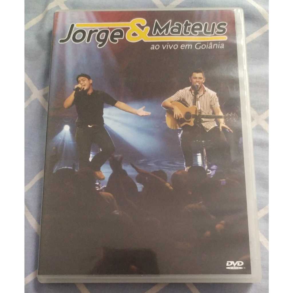 dvd jorge e mateus ao vivo em goiania | Shopee Brasil