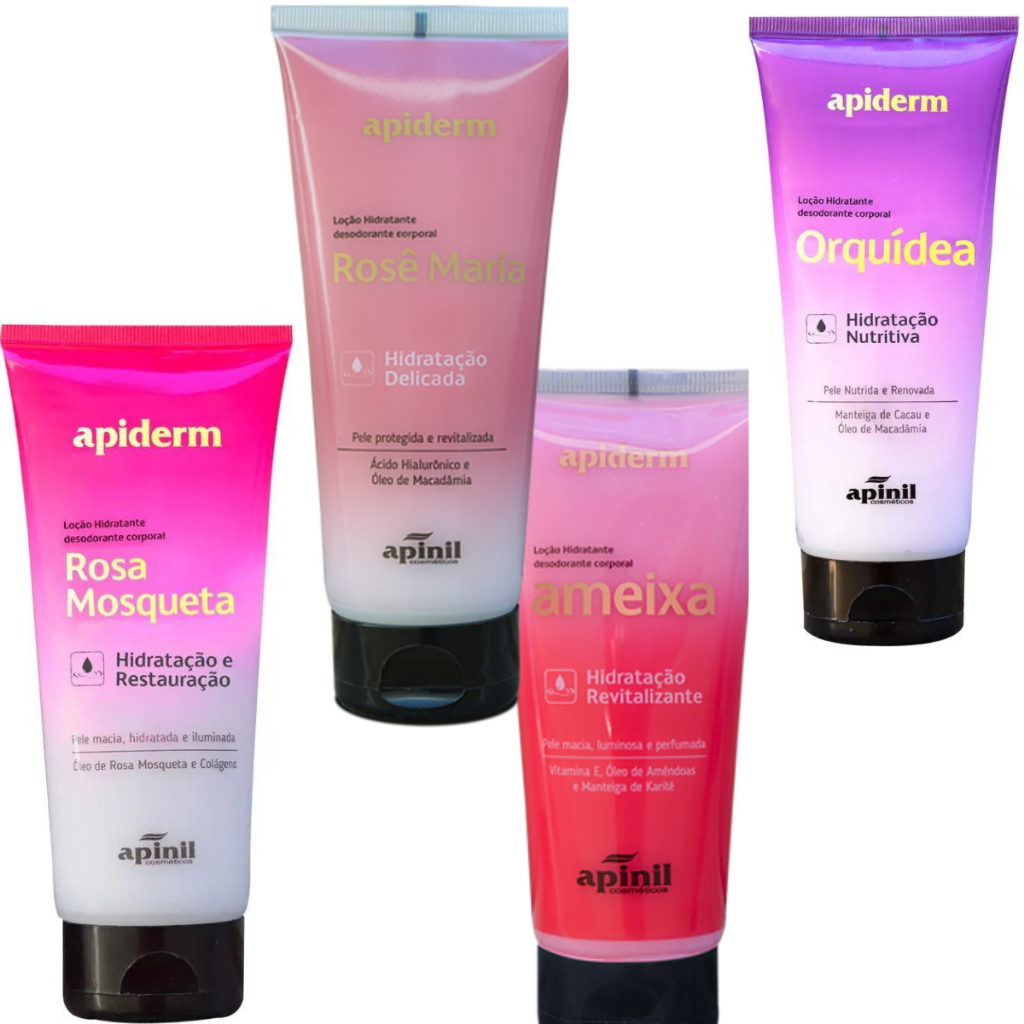 Kit Loção Hidratante Apiderm Apinil 190 g Creme de pele | Shopee Brasil