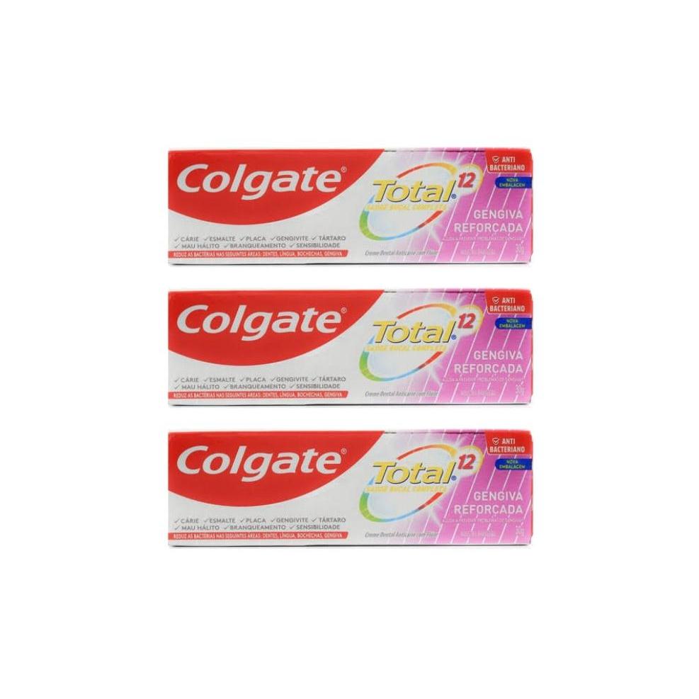 Creme Dental Pasta de Dente Colgate Total 12 com 30g | Shopee Brasil