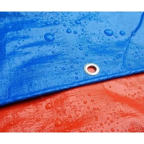 Lona Encerada Polietileno 12X6 - Azul, Reforçada, Impermeável - 300 ...