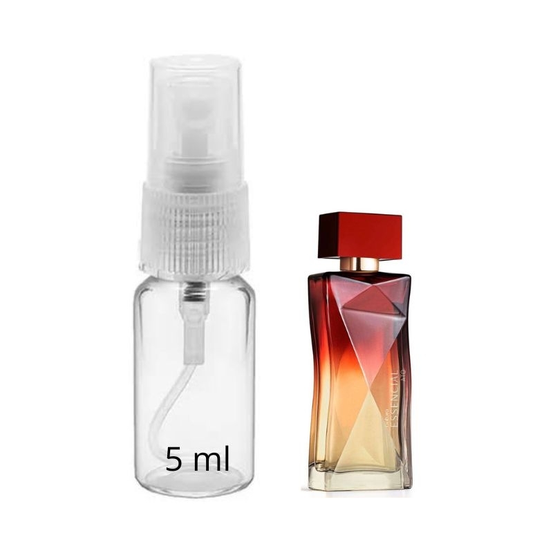 Amostra Decant Perfume Essencial ato feminino Frasco Spray 5 ml ...