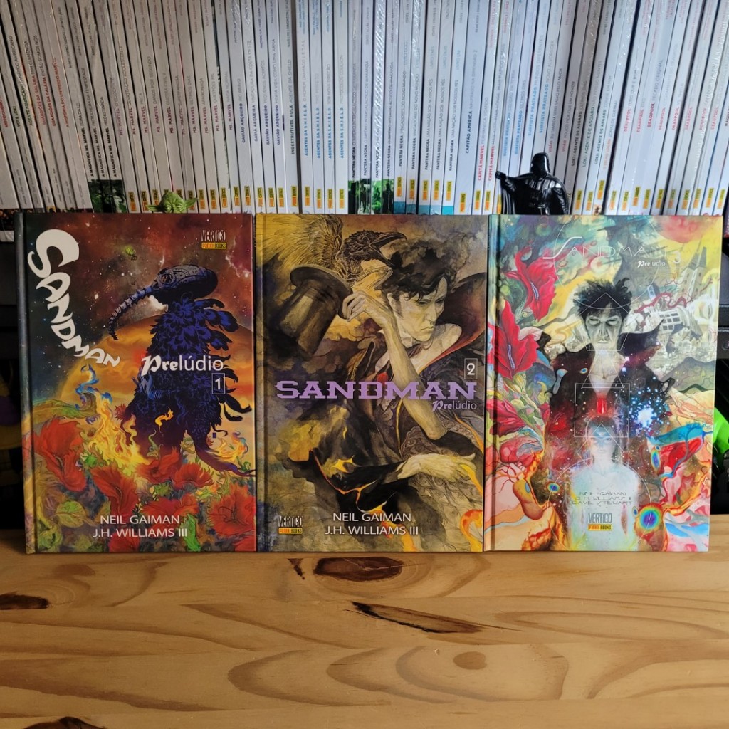 HQ Sandman Prelúdio 1 a 3 (Capa Dura) Neil Gaiman JH Williams III ...