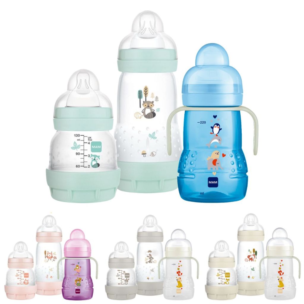 Kit 2 Mamadeiras Mam Easy Start Anticólica Starter Set 130ml 260ml e ...