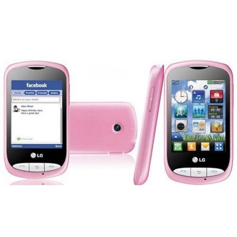 celular USADO LG rosa desbloqueado oi ModeloT310. | Shopee Brasil