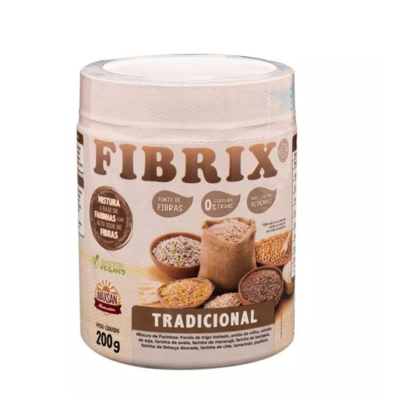 Fibrix - Fibras Regulador Intestino- Vegano- 200g | Shopee Brasil