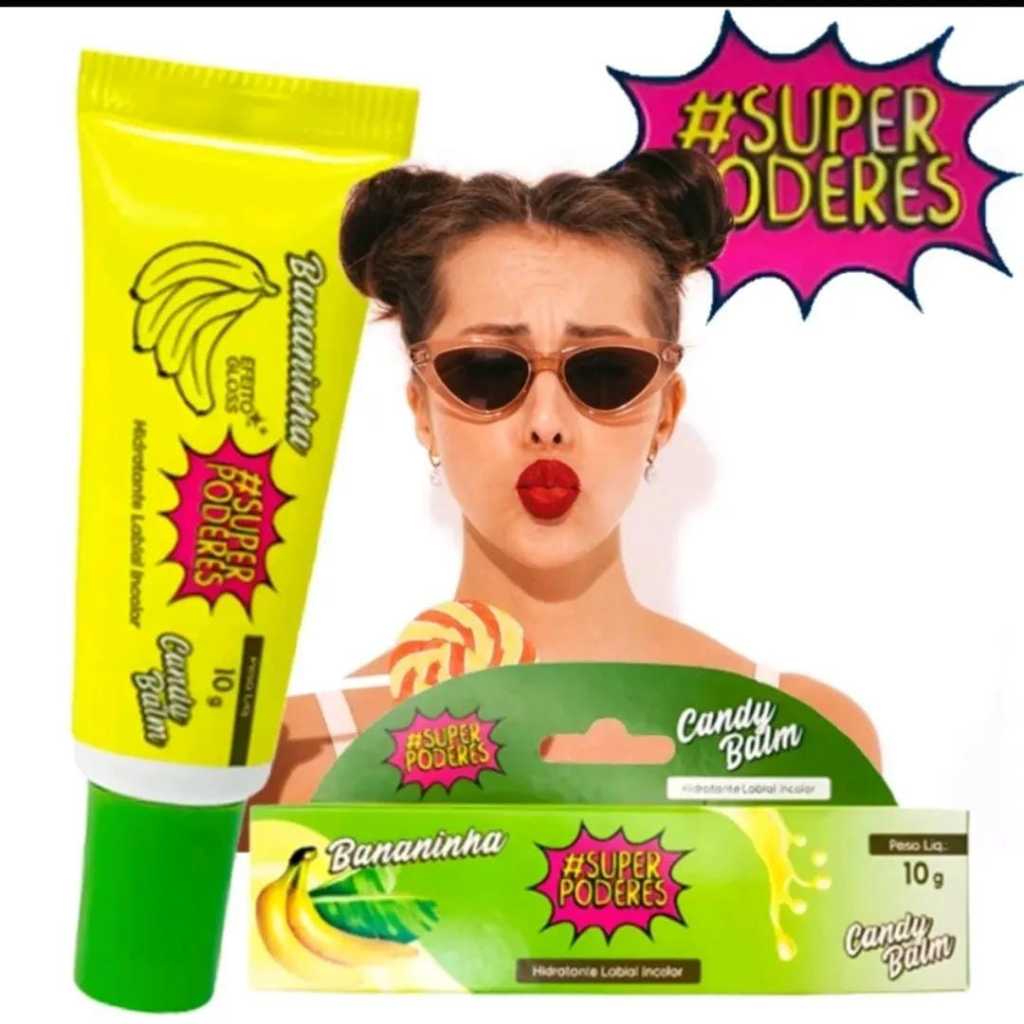 Hidratante labial Candy Balm Super Poderes estilo Carmed Fini | Shopee ...