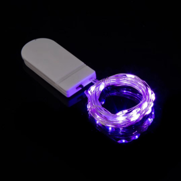 2 Luzes De Fada Luzes De LED 2metros Luzes De Fio Cobre Para Festa Em ...