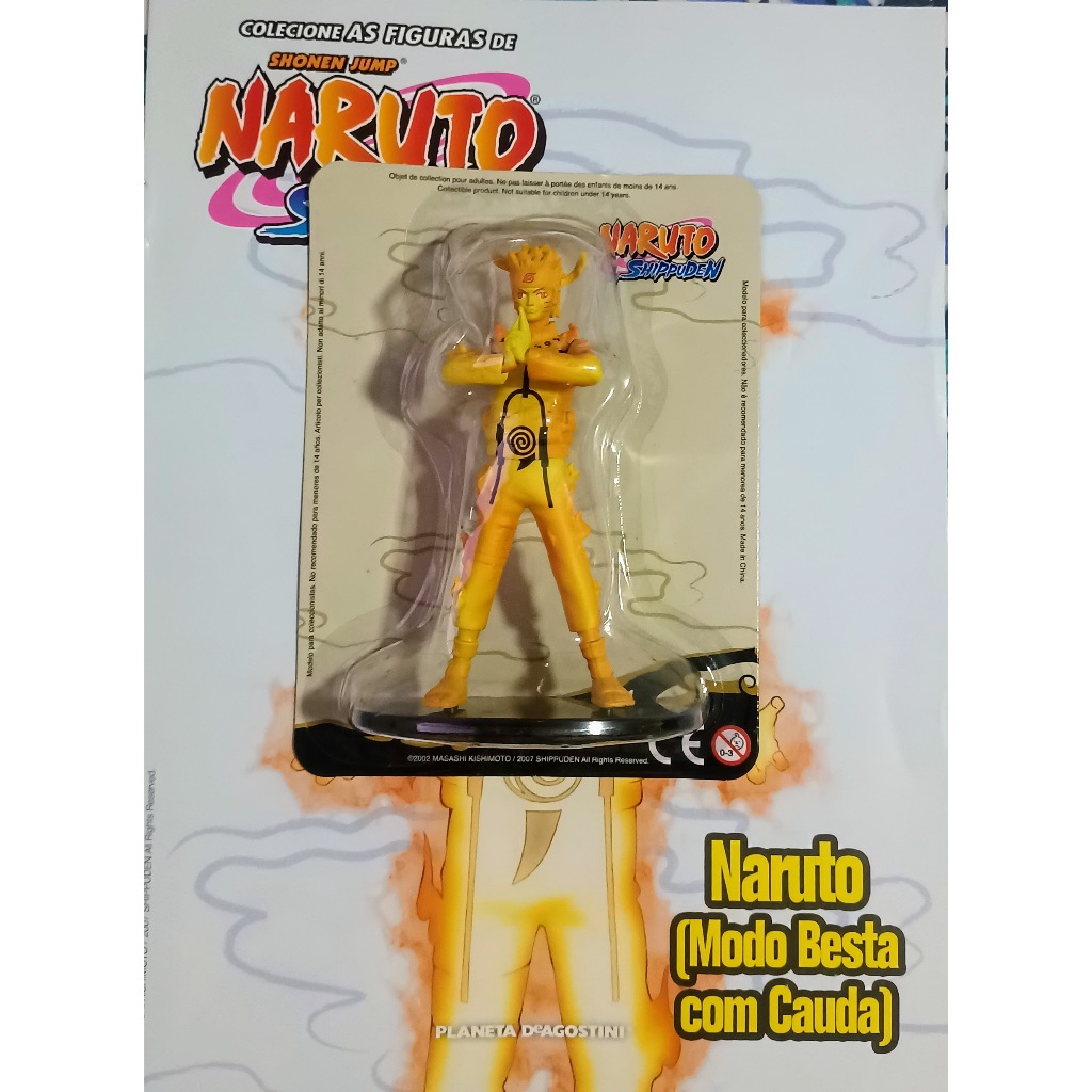 Naruto Shippuden - Naruto (Modo besta com cauda) - Planeta Deagostini ...