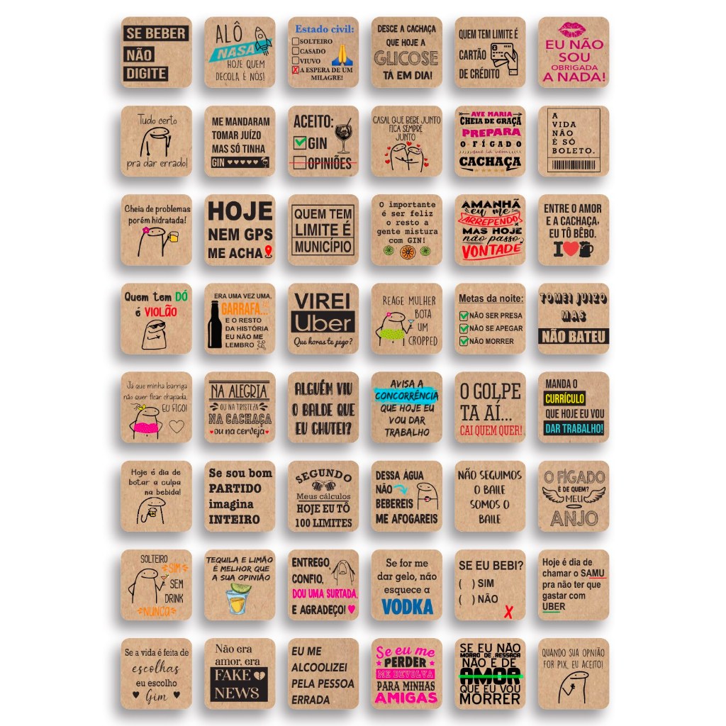 350 tag para drink frases engraçadas - PERSONALIZADAS | Shopee Brasil