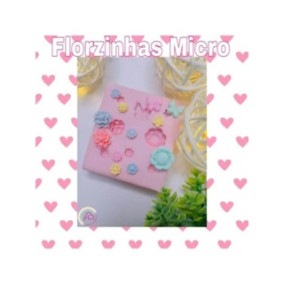 FLORZINHAS MICRO MOLDE DE SILICONE | Shopee Brasil