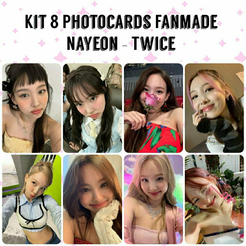 Kit Photocards | Nayeon - Twice | Produto Fanmade | Vários Kit | Shopee Brasil